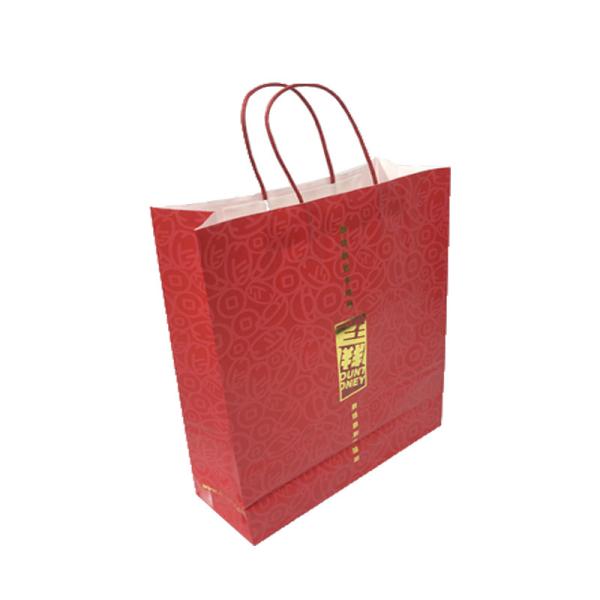 Quality Customizable Twisted Handle Paper Bags Recycled White Kraft Paper Shopping Bag for sale