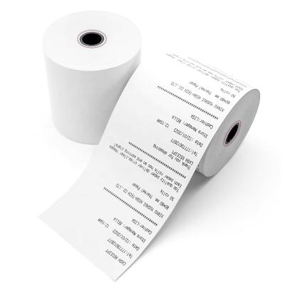 China Thermal Paper Roll Design Colourful 80x80mm 57x38mm Coreless Thermal Paper for POS Printer for sale
