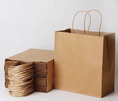 China Customized paper bag, cardboard box, gift shopping bag packaging, fast food delivery, kraft paper bag with handle for sale