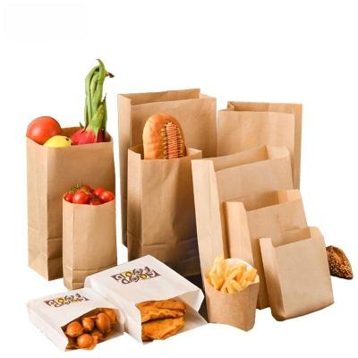 China Customized Square Bottom Kraft Paper SOS Bag With Your Own Logo Printing for sale