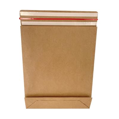 China Custom Logo 2 Layer Kraft Paper Envelope Bag Shopping Mailling Bag Biodegradable Kraft Paper Brown Shock Resistance for sale