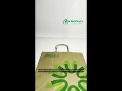 wholesale custom recyclable paper gift bags eco-friendly retail eco-friendly shopping bags printing