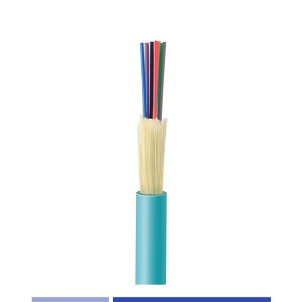 Quality 6 Strand Indoor Fiber Optic Cable OM3 50/125um Tight Buffered LSZH Multimode Fiber Cable for sale