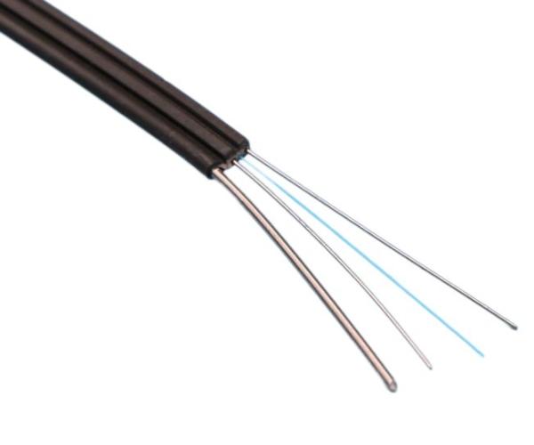Quality 2 Core Singlemode Fiber Optic Drop Cable 9/125 G657A1 LSZH For Outdoor Application for sale