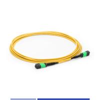 Quality 12 Core MTP® Fiber Optic Patch Cord Female Singlemode G652D 10m Fiber Patch for sale