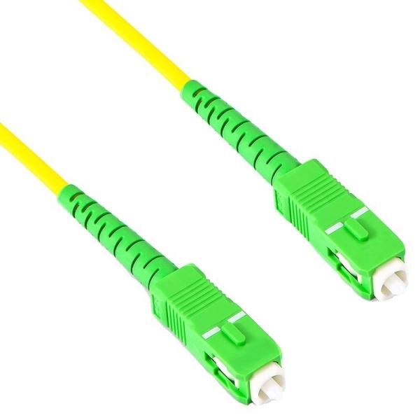 Quality SC/APC To SC/APC Single Mode Fiber Patch Cable Simplex LSZH 3m 2.0mm Patch Cord for sale