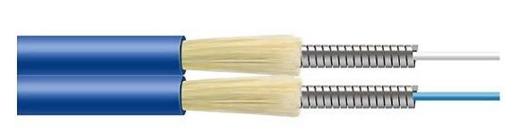 Quality Armored Outdoor Fiber Patch Cord Singlemode Duplex 1m LSZH Jacket Stable for sale
