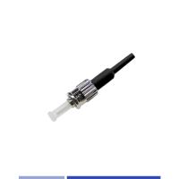 China ST/UPC Singlemode Simplex Fiber Optic Connector 0.9mm Black Boot with ≤0.3dB Insertion Loss for sale