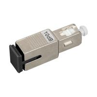 China SC UPC Fixed Single Mode Attenuator 10dB with 1260-1620nm Wavelength and 500 Cycle Durability for sale