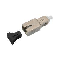 China SC UPC Fixed Single Mode Attenuator 10dB with 1260-1620nm Wavelength and 500 Cycle Durability for sale