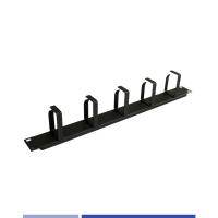 China 1U Horizontal Cable Manager with 5 D-Rings for 19