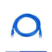 China Gorelink Cat6A UTP Patch Cable 26AWG Stranded Copper PVC Jacket Blue 1m Length for 10G Ethernet for sale