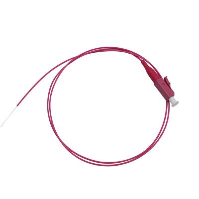 Quality Outdoor Multimode OM4 LC UPC Pigtail 50/125um LSZH 1m Heat Insulation for sale