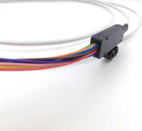 Quality 6 Fibers Fiber Ribbon Pigtail Ribbon Fiber Pigtail Fanout Kits Singlemode SC UPC for sale