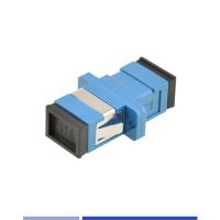 China SC/UPC Singlemode Simplex Fiber Optic Adapter with Flange - 0.3dB Insertion Loss, 1000 Cycle Durability for sale