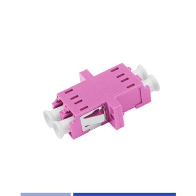 Китай OM4 LC UPC Duplex Connector Высокоэффективный универсальный с фланцем Мажента продается