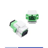 Quality Fiber Optic Keystone Jack Adapter SC APC Singlemode Simplex Optical Coupler for sale