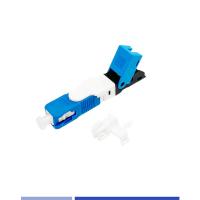 China SC/UPC Singlemode Fiber Optic Quick Connector with ≤0.5dB Insertion Loss for FTTH Networks for sale