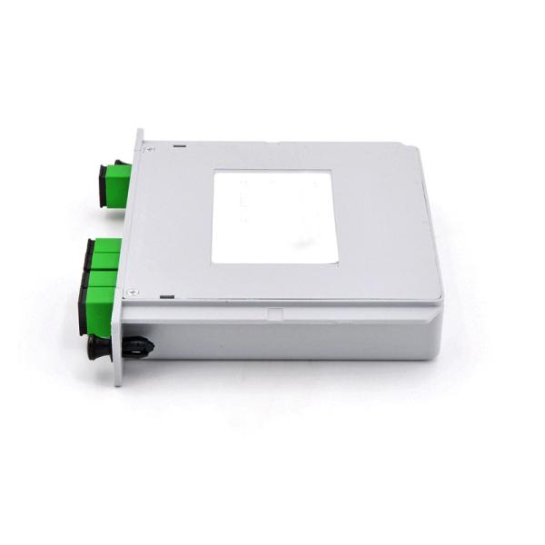 Compact 1x4 PLC Splitter Singlemode SC APC High Precision Lightweight