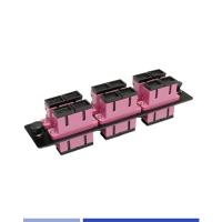 China OM4 Duplex SC Fiber Patch Panel 6 Port 12 Core High Density Customizable Adapter Plate for sale