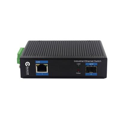 Cina Convertisore di fibre multimediali industriali 10/100/1000M 1 SFP con 1 porta RJ45 Single-mode SMF Duplex 1310nm 20KM in vendita