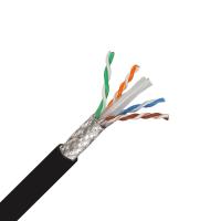 China S/FTP Cat6 Ethernet Cable 23AWG Solid Copper 305 Meter Reel with 250MHz Bandwidth for sale