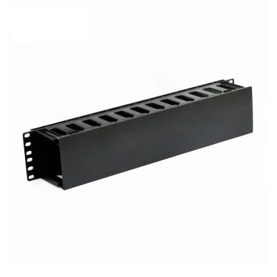 China 1U Horizontal Plastic Cable Manager For Data Center for sale