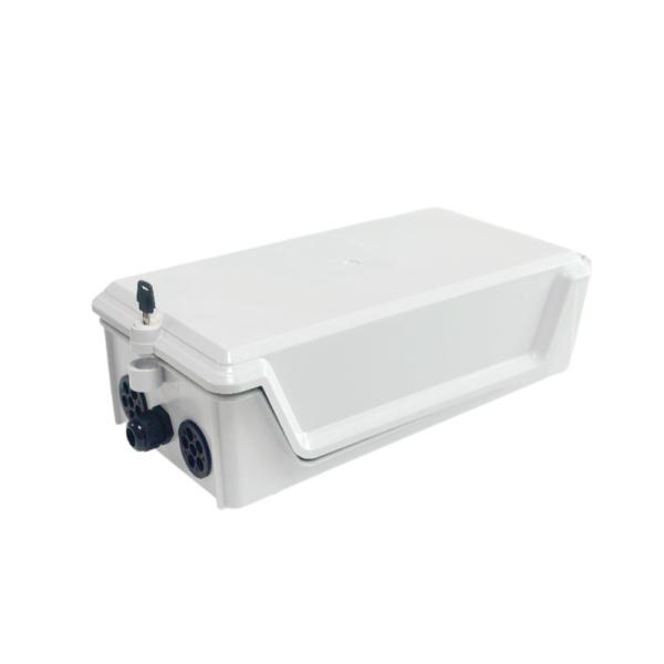Waterproof 100 Pair Outdoor Distribution Box Wall Mounting For Telecom System