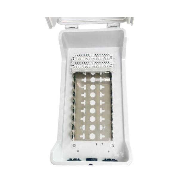 Waterproof 100 Pair Outdoor Distribution Box Wall Mounting For Telecom System