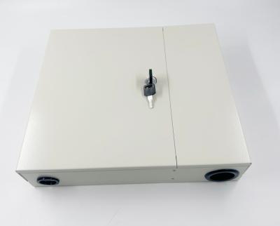 China 24 Port Fiber Wall Box Indoor design for LC/SC Adapter 24 Core Fiber enclosure with double door unloaded for sale