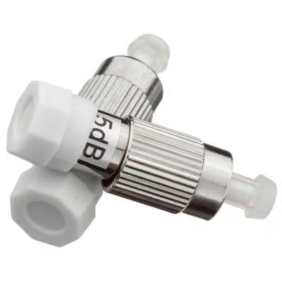 China FC/UPC Fixed Plug-in Fiber Optic Attenuator singlemode 5dB for sale