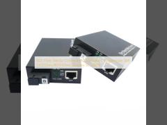 BIDI 섬유 미디어 변환기 10/100Mbps 싱글 모드 SMF TX1310nm/RX1550nm 심플렉스 SC 20KM