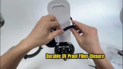 A Closer Look: 24 core Dome Fiber Optic Splice Closure Fiber Dome Enclosure UV Proof