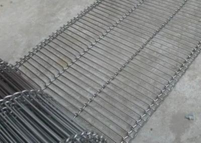 Cina Maglia piana ad alta temperatura 316l di Flex Conveyor Belt Cakes Metal in vendita