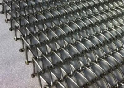 China Wolfberry Washing 0.8mm Balanced Weave Conveyor Belts Stainless Steel for sale