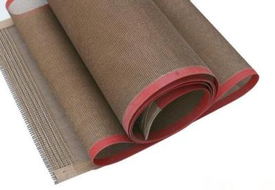 Cina Maglia di fibra di vetro resistente al calore Ptfe cinture trasportatrici Buona permeabilità all'aria Non aderente in vendita