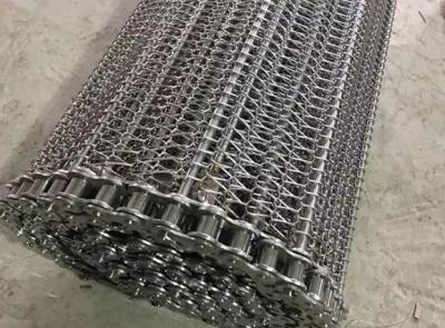 Cina Nastro trasportatore a maglie a catena in acciaio al carbonio industriale resistente alla corrosione in vendita