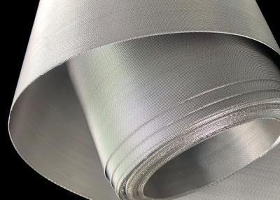 China Silver Stainless Steel Woven Wire Mesh High Tension Resistance for sale