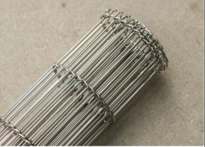 Cina 0.9mm Flat Wire Mesh conveyor belt resistente al calore per industria in vendita