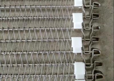 중국 식품 등급 Ss304 Ss316 눈 링크 컨베이어 벨트 0.3-3.6m 너비 판매용