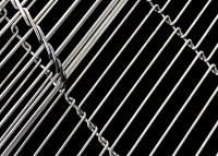 China SUS304 Flat Flex Wire Mesh Conveyor Belt 4-20mm Rod Pitch 800°C Resistant for sale