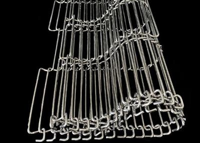 Cina Cintura trasportatrice piatta flessibile ad alta temperatura in acciaio inossidabile di qualità alimentare in vendita