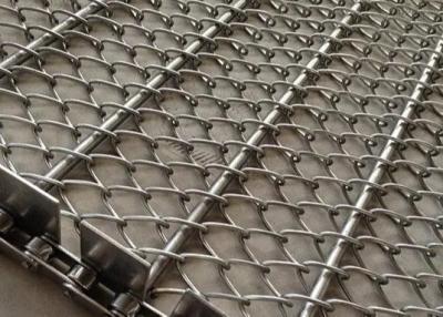 중국 식품 등급 Ss304 Ss316 눈 링크 컨베이어 벨트 0.3-3.6m 너비 판매용