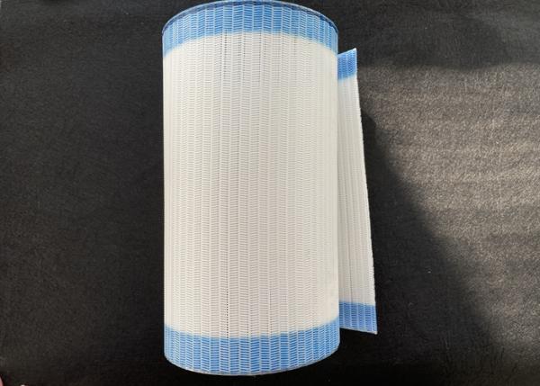 Middle Loop Polyester Spiral Fabric With Side Cloth 45mm With Both Edges