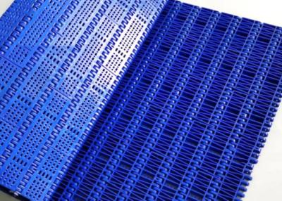 Chine White Blue Pin Diameter 4.9mm Plastic Conveyor Wire Mesh Belt With Plywood Box à vendre