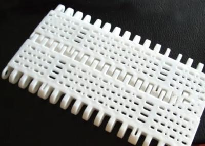 China White / Blue Modular Plastic Conveyor Belt Customizable for sale