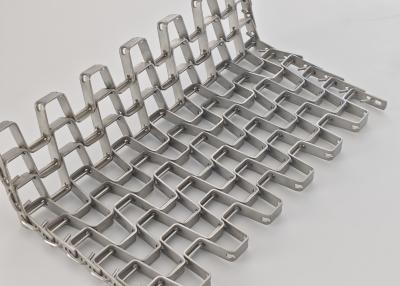 China SS 304 316L Flat Wire Mesh Belt Corrosion Resistant For Fruit Vegetable Processing for sale