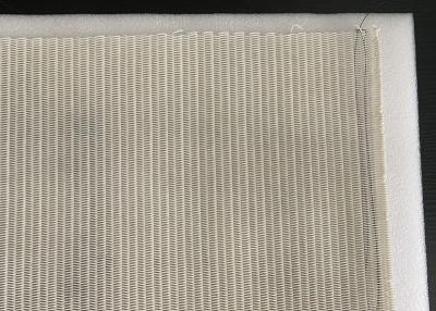 China 100% PET Spiral Dryer Mesh Belt For Rubber Latex Thread With Anti-Static Black Wire Anti 165degree for sale