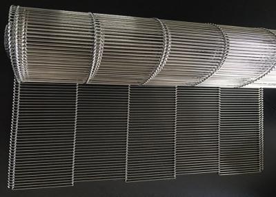 China Cookies Chocolate Coating Oven SUS304 Flat Flex Conveyor Belt for sale