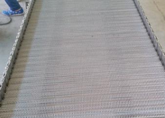 Food Grade Compound Balanced Weave V Shaped Conveyor Wire Mesh Belt